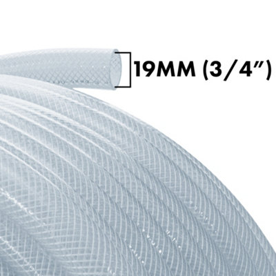 Clear PVC Braided Hose,Food Grade/Oil/Water/Fuel Reinforced Pipe,Tube ...