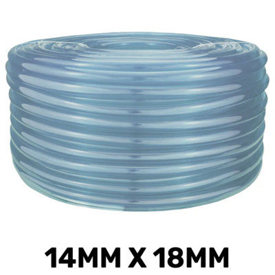 Clear PVC Pipe 14mmx18mm - 1 Meter
