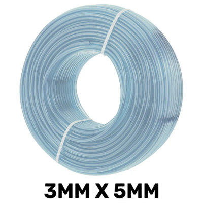 Clear PVC Pipe 3mmx5mm - 10 Meters