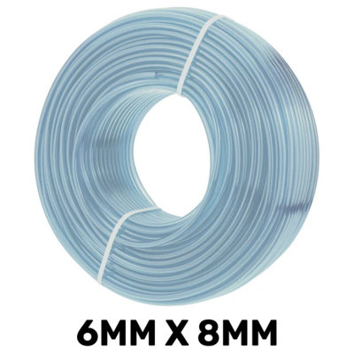 Clear PVC Pipe 6mmx8mm - 1 Meter
