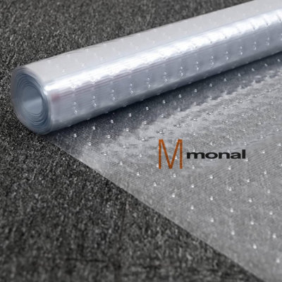 Clear Vinyl Carpet Protector Mat Heavy Duty PVC Plastic Anti-Slip UV ...