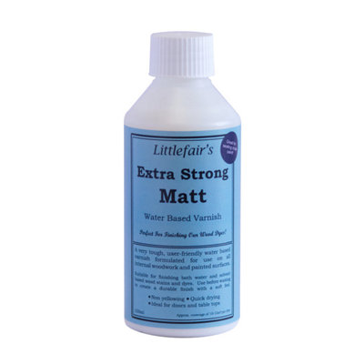 Clear Wood Varnish Extra Strong - Matt - 250ml - Littlefair's
