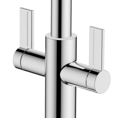 Clearwater Kira U Spout Pull Out With Twin Spray Kitchen Chrome - KIR20CP
