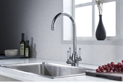 Clearwater Krypton Tri Spa Kitchen Filter Tap Filtered Water & Cold ...