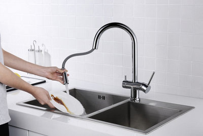 CLEARWATER TOLEDO KITCHEN MIXER FILTER PULL OUT TAP FILTERED WATER ...