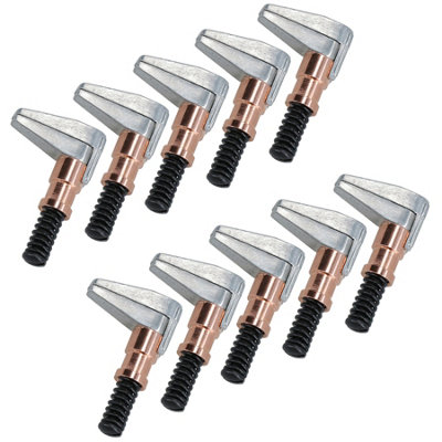Cleco Side Clamps Fasteners Edge End Grips 1" x 20mm Opening Pack of 10