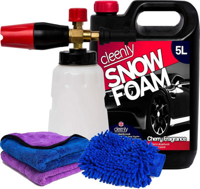 Cleenly 5L Cherry Snow Foam Lance Gun Kit For Karcher K Series ...
