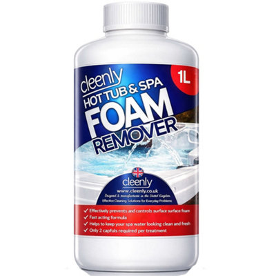Cleenly Hot Tub & Spa Foam Remover for Defoaming - Anti Foam for Hot ...