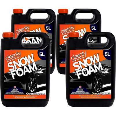 Cleenly Orange Snow Foam - High Performance Formula with Super Thick Foam 20L