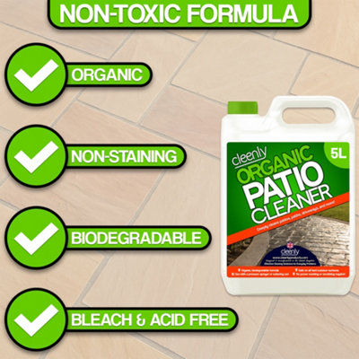 Cleenly Organic Patio Cleaner - For Patios, Driveways, Paths & More ...