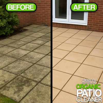 Cleenly Organic Patio Cleaner - For Patios, Driveways, Paths & More ...