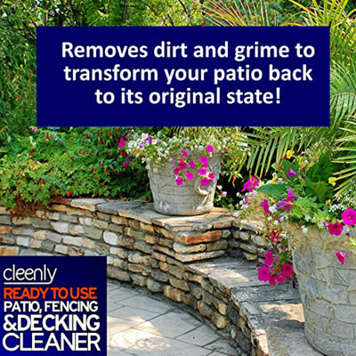 Cleenly Ready to Use Patio Cleaner, Removes Dirt and Grime From Patios ...