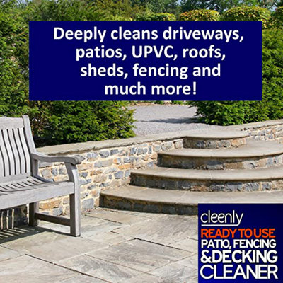 Cleenly Ready to Use Patio Cleaner, Removes Dirt and Grime From Patios ...