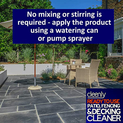 Cleenly Ready to Use Patio Cleaner, Removes Dirt and Grime From Patios ...