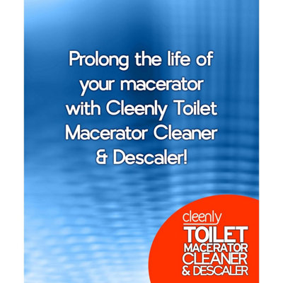 Cleenly Toilet Macerator Cleaner & Descaler - 10 litres Super ...
