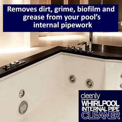 Cleenly Whirlpool Internal Pipe Cleaner Removes Dirt Grime Oil & Odours ...