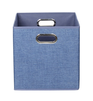Clever Cube Fabric Insert 2 Pack steel Blue | DIY at B&Q