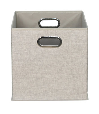Clever Cube Fabric Insert 2 Pack Taupe | DIY at B&Q