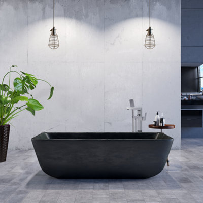 Clever Ventu Bathroom Floorstanding Bath & Shower Mixer Tap with Shower ...