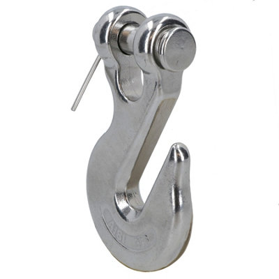 Clevis End Grab Hook Stainless Steel for 12mm (1/2in) Chain Lifting ...