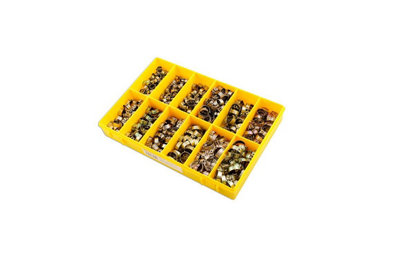 Clic Type Re-usable Hose Clip Assorted Box Pk 500 Connect 35259