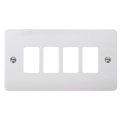 Click CMA20404 Gridpro Mode 4 Gang Front Plate