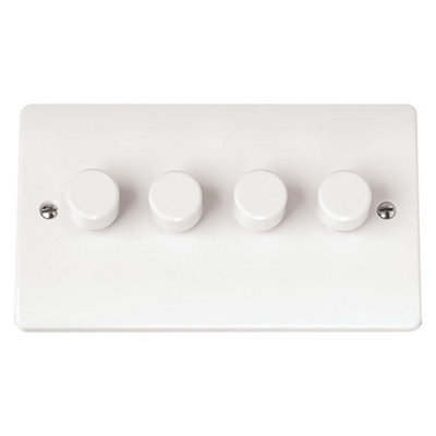 Click Mode 4 Gang 2 Way 250VA Dimmer Switch CMA148