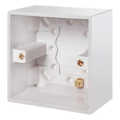 Click PRW085 Polar Surface Pattress Box 1 Gang 47mm