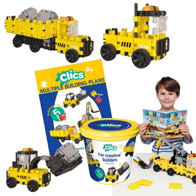 CLICS - Bucket Builders Construction Toy