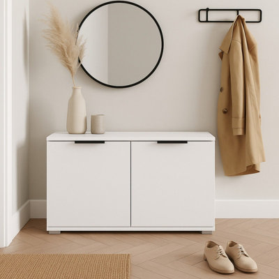 CLIF ST 100 Modular Hallway System Storage Cabinet White