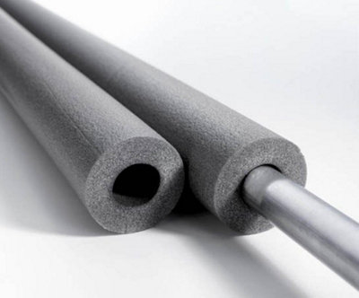 Climaflex Polyethylene foam Pipe lagging (L)1m (Dia) 22mm - 9mm Thick ...