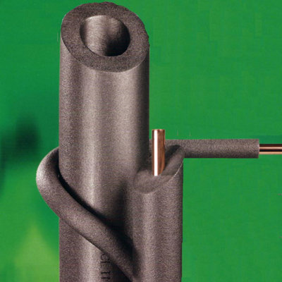 Climaflex Polyethylene foam Pipe lagging (L)1m (Dia) 28mm - 9mm Thick ...