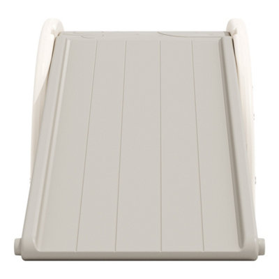 Climbing Frame Set with Two Dual-Sided Slides 263cm D