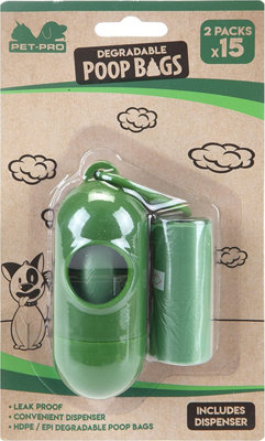 Clip On Dog Poo Bags and Dispenser
