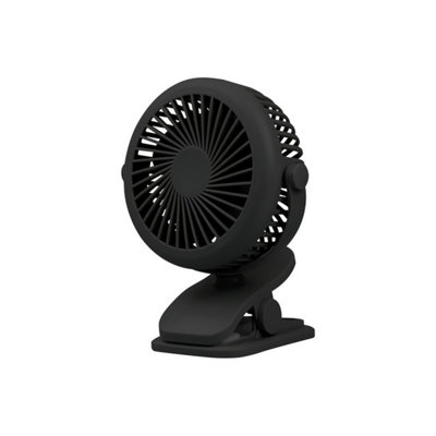 Clip-on Fan with 360 Degree Tilt Function and 3-Speed Settings for PC ...