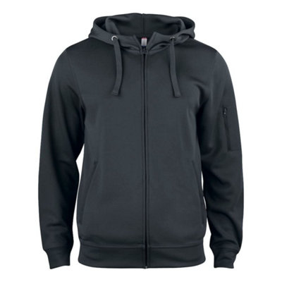 Clique Basic Active Full Zip Hoodie Black XS