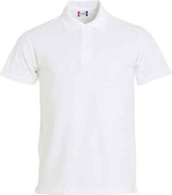 Clique Basic Polo T-Shirt White M