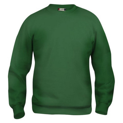 Clique Basic Roundneck Sweater Bottle Green S