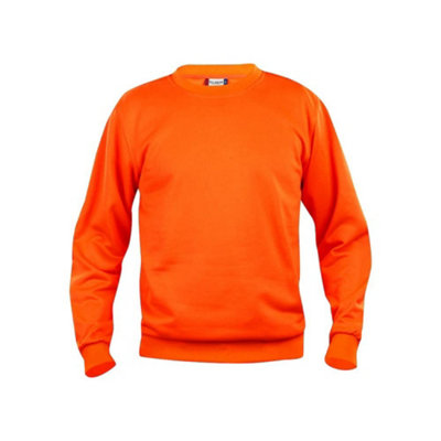 Clique Basic Roundneck Sweater Visibility Orange L