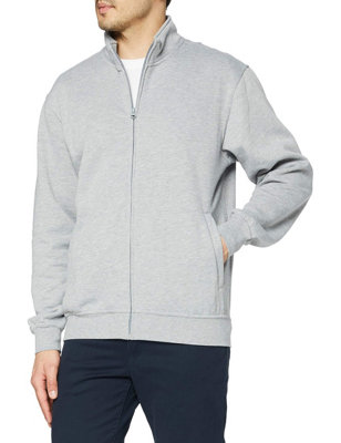 Clique Basic Zip Up Cardigan Grey 4XLarge