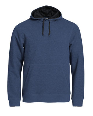 Clique Classic Hooded Sweater Blue L