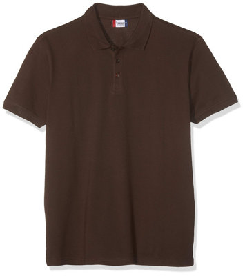 Clique Classic Lincoln Polo Dark Mocca S