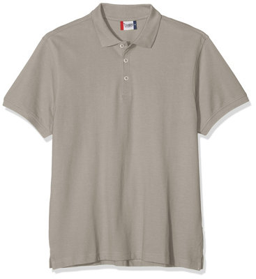 Clique Classic Lincoln Polo Silver Sweater M