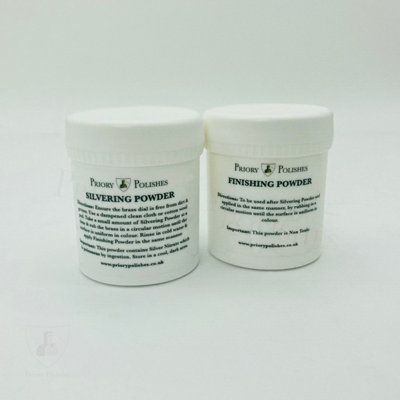 Clock Dial Silvering Powder 50g & Finishing Powder 50g