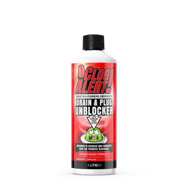 Clog Alert - Drain and Plug Unblocker, For Blocked Drain Pipes in Sinks ...