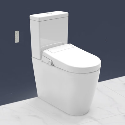 Close Coupled Smart Wash and Dry Bidet Toilet - Comfort Height | DIY at B&Q