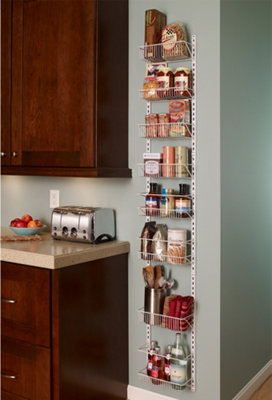 ClosetMaid 30.5cm/ 12" Wide Adjustable 8 Tier Wall Rack