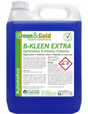 Clover Chemicals B-Kleen Extra Upholstery & Interior Cleaner 5l