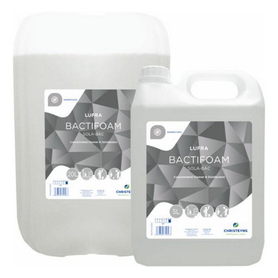 Clover Chemicals Lufra Bactifoam Sola-Bac Heavy Duty Cleaner ...