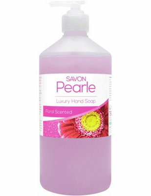 Clover Chemicals Savon Pearle Luxury Hand Soap 750ml | DIY at B&Q